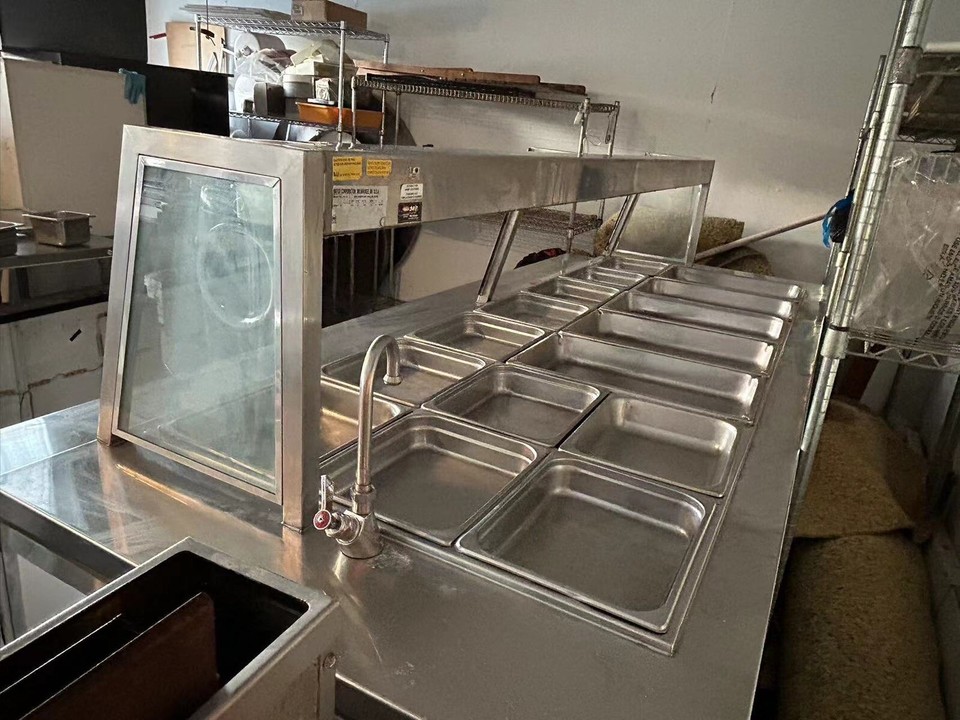 Commercial steam Table, Restaurant Buffet Steam Table, Fast Food and ...
