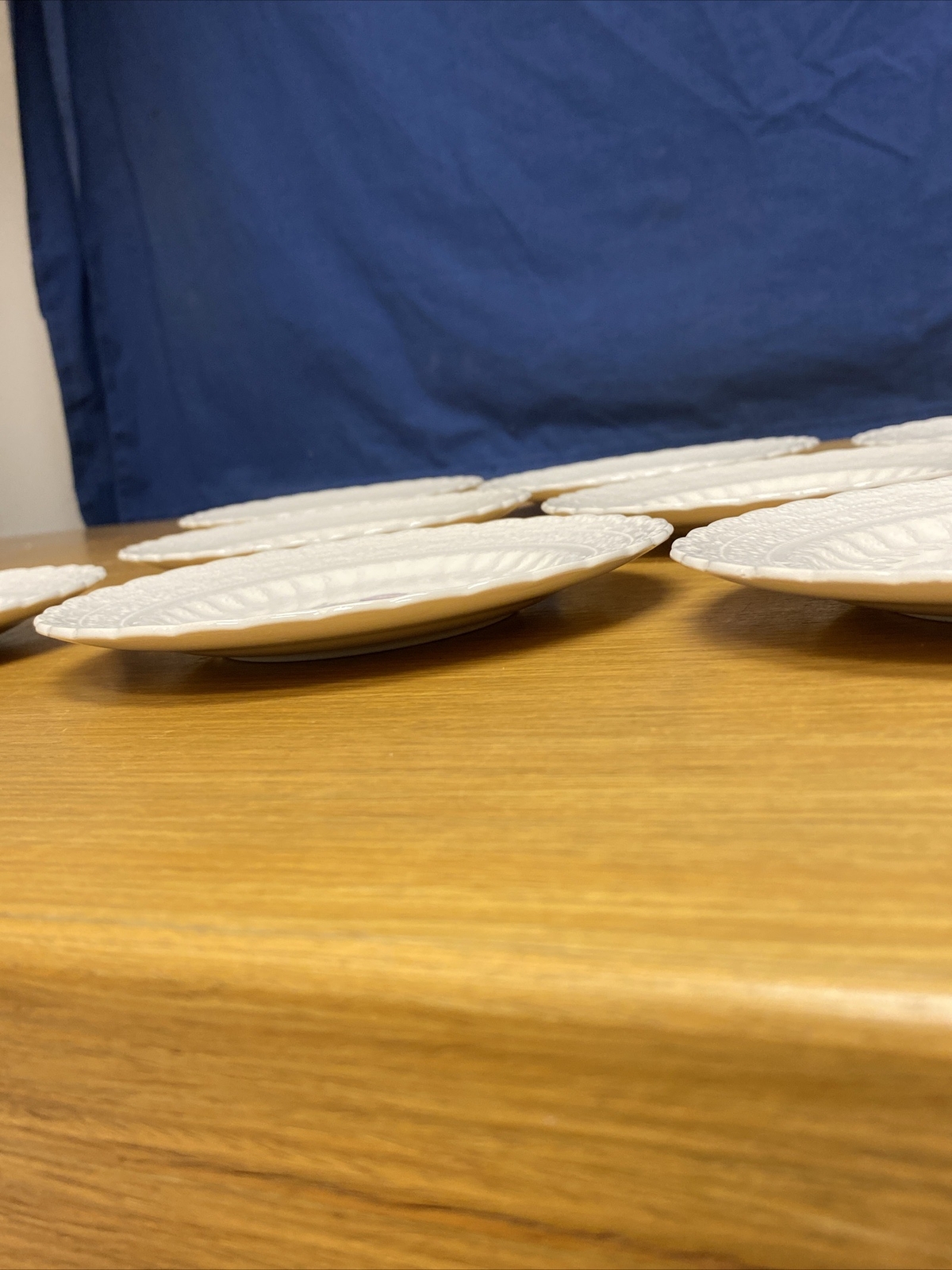 8 Antique Spode Jewel Copeland Claudia 6 1/4” Bread Plates Embossed ...