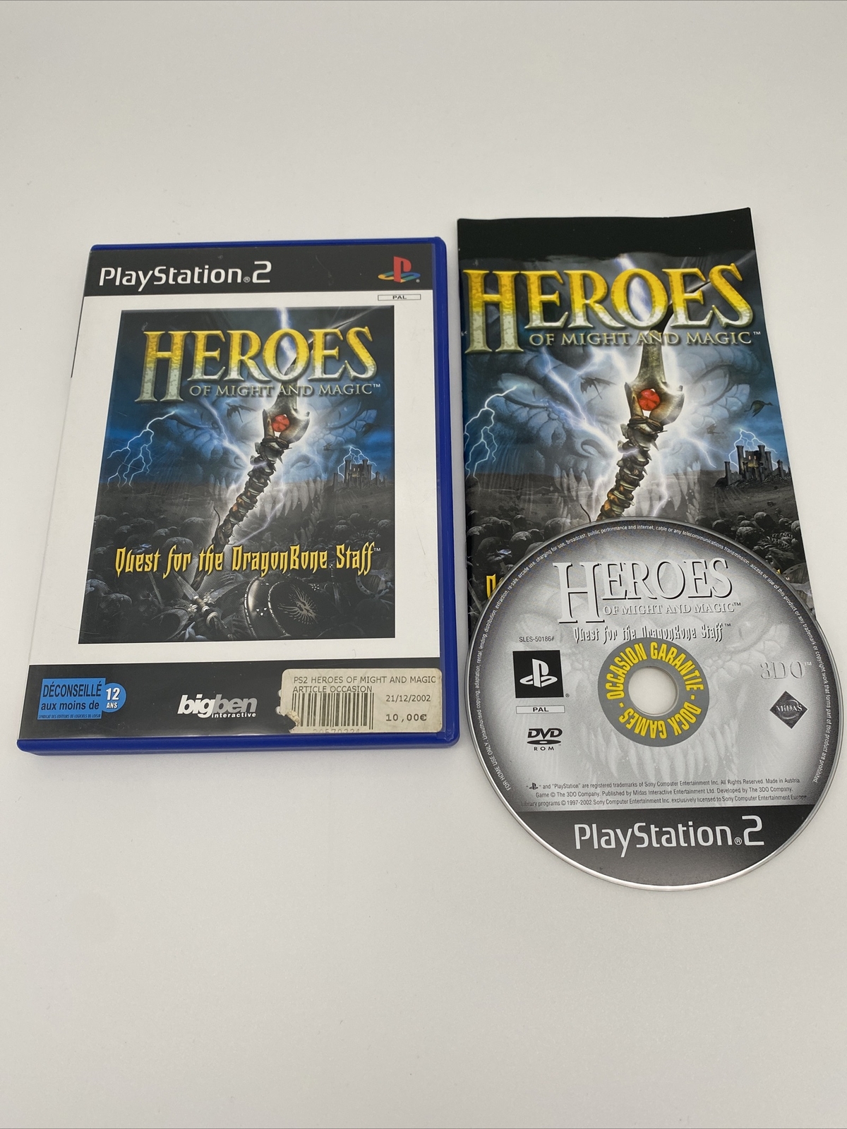 Heroes of Might and Magic PlayStation 2 PAL - Prix - Photo - Présentation