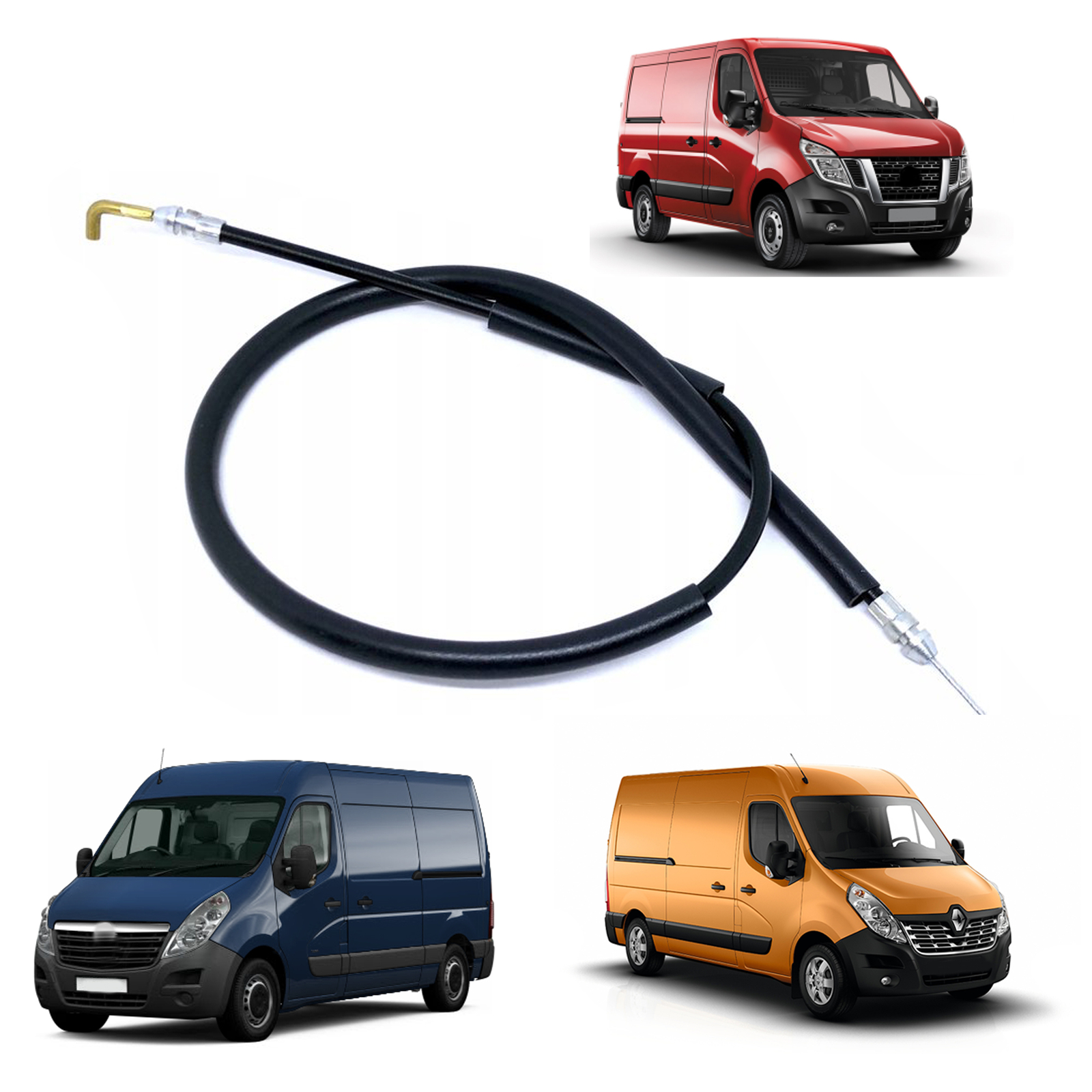 Cable Door Rear Intended for Renault Master 3 From 2010 - 8200766888 | eBay