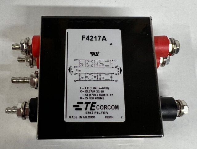 Te CONNECTIVITY F4217A Corcom EMI Filter for sale online | eBay