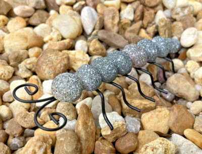 Stone Look Centipede Garden Rock Centipede Black Metal Arms Art ...