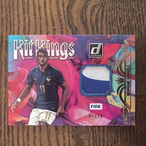 Ousmane Dembele 2023-24 Panini Donruss FIFA Kit Kings GU Patch Relic ...