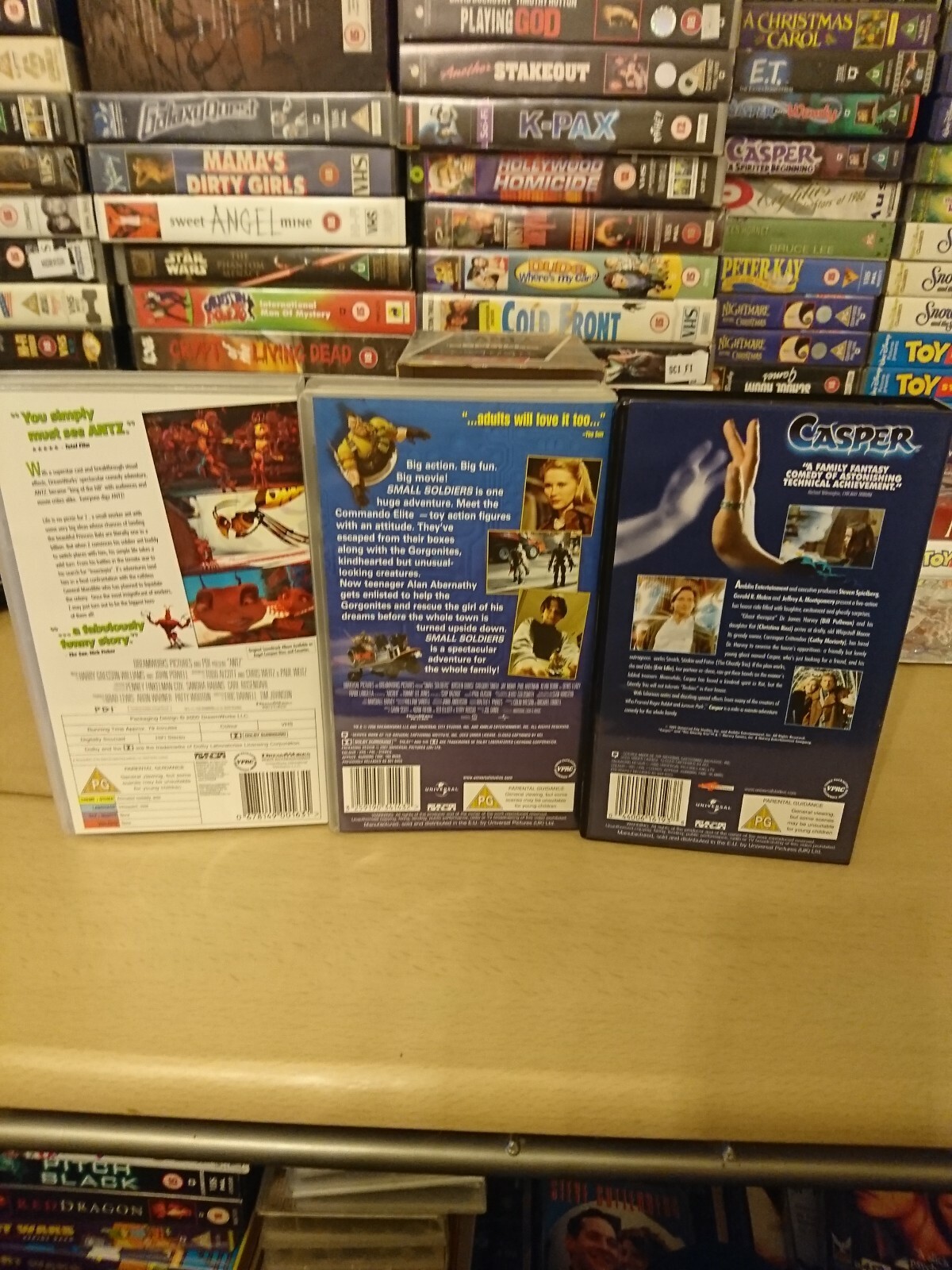 ANTZ, SMALL SOLDIERS, CASPER MOVIE TRIPLE VHS | eBay UK