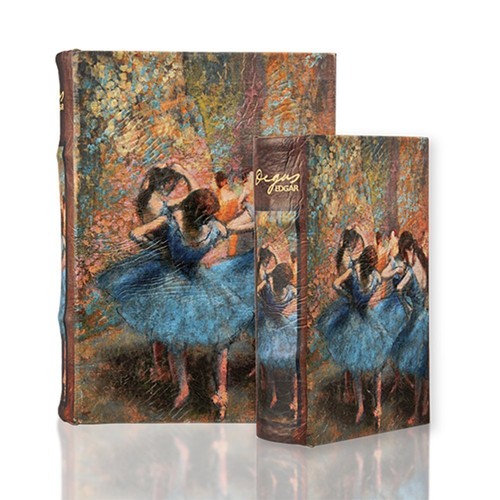 Edgar Degas Blue Dancers Book Box Set Hidden Storage Secret Nesting ...