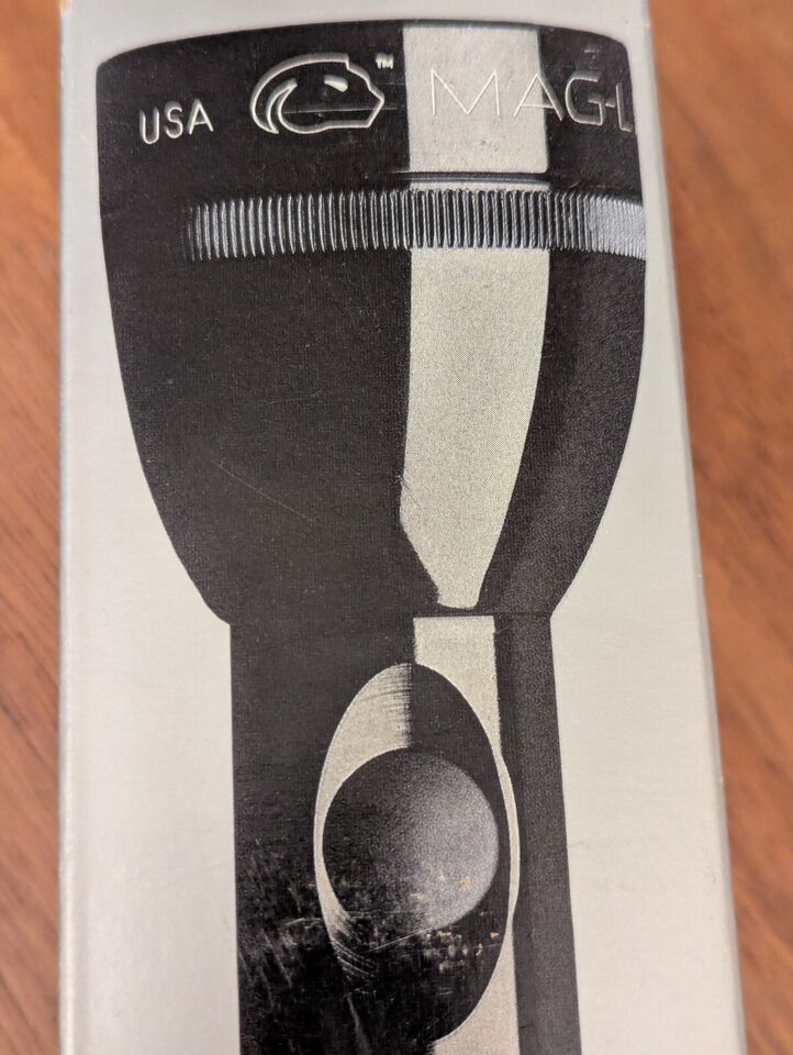 MagLite 2 C-Cell Cib NOS HD Aluminum Flashlight In Display Box Black ...