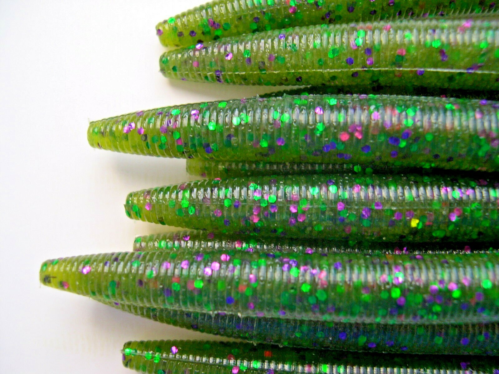 30 pk 4" Senko style-WATERMELON CANDY-Soft Plastic Worm Lures - SCENT ...