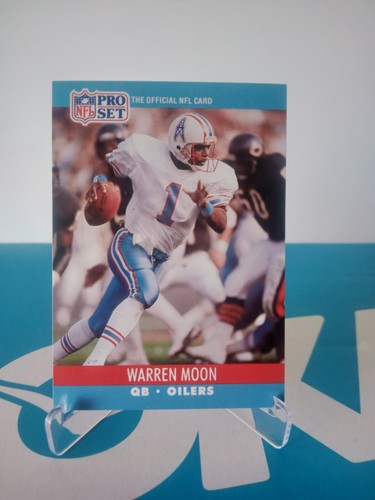 1990 NFL Pro Set Warren Moon Houston Oilers QB # 517 | eBay Australia