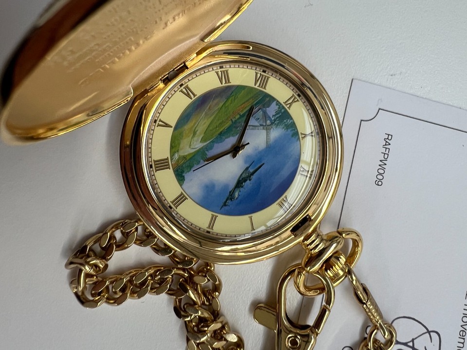WESTMINSTER RAF POCKET WATCH ON CHAIN - THE SHORT STIRLING LIMITED ...