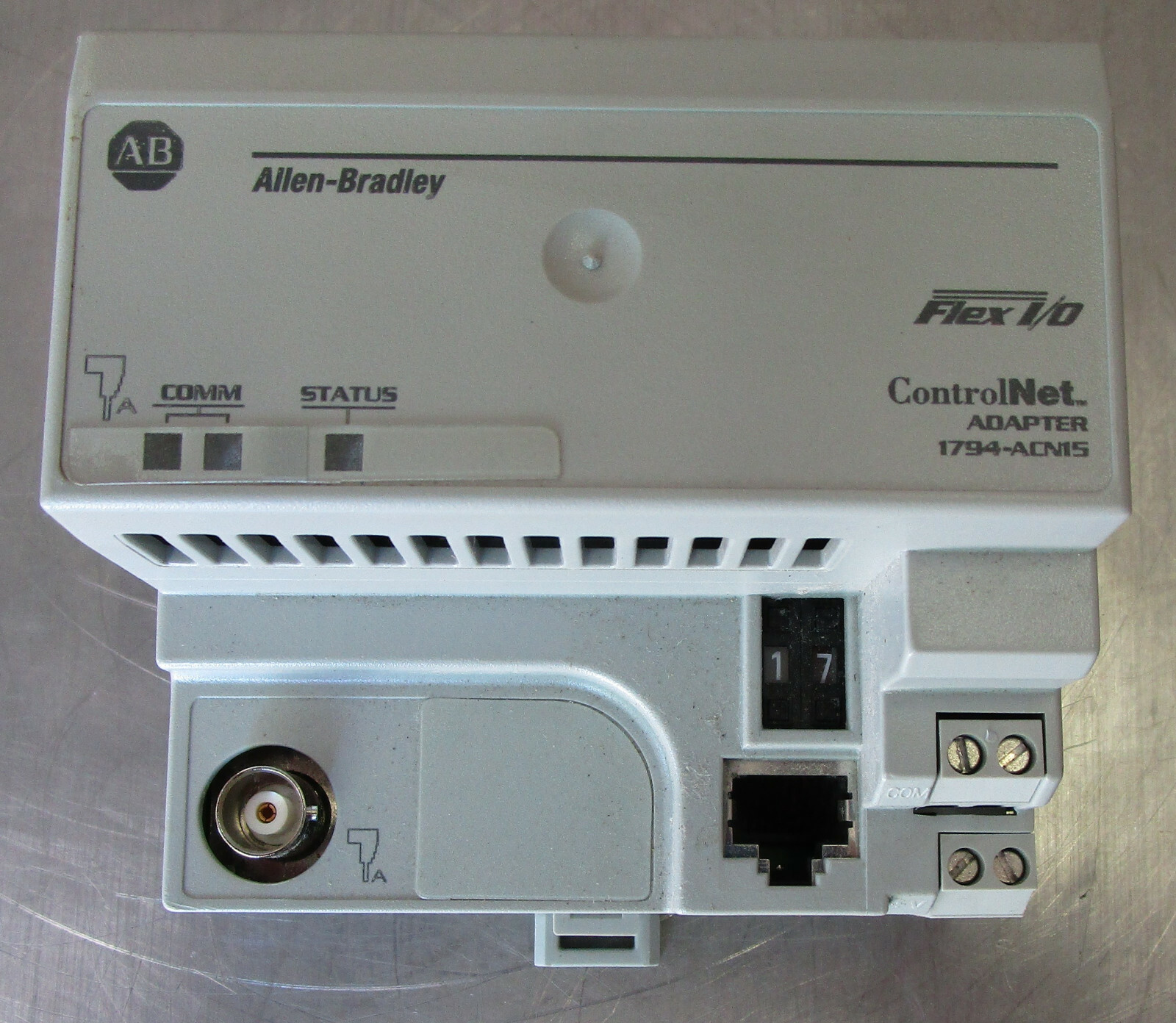 ALLEN BRADLEY 1794-ACN15 SER C Rev D01 FW 4.3 P# 96462871 ControlNet ...