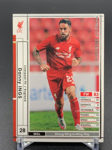 Danny Ings 02 Liverpool FC Card WCCF 2015 - 2016 Japanese | eBay