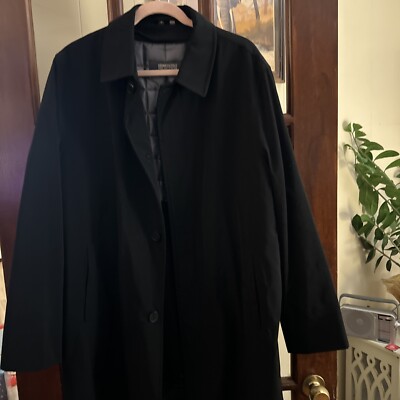 Kenneth Cole Overcoat Zip In Zip Out Lining Worn Twice | eBay