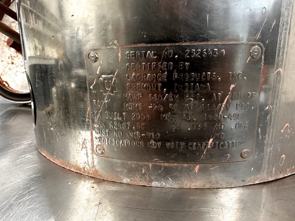 Binks 10 Gallon Stain. Steel Pressure Pot, Gear Red. Agitation, Single ...