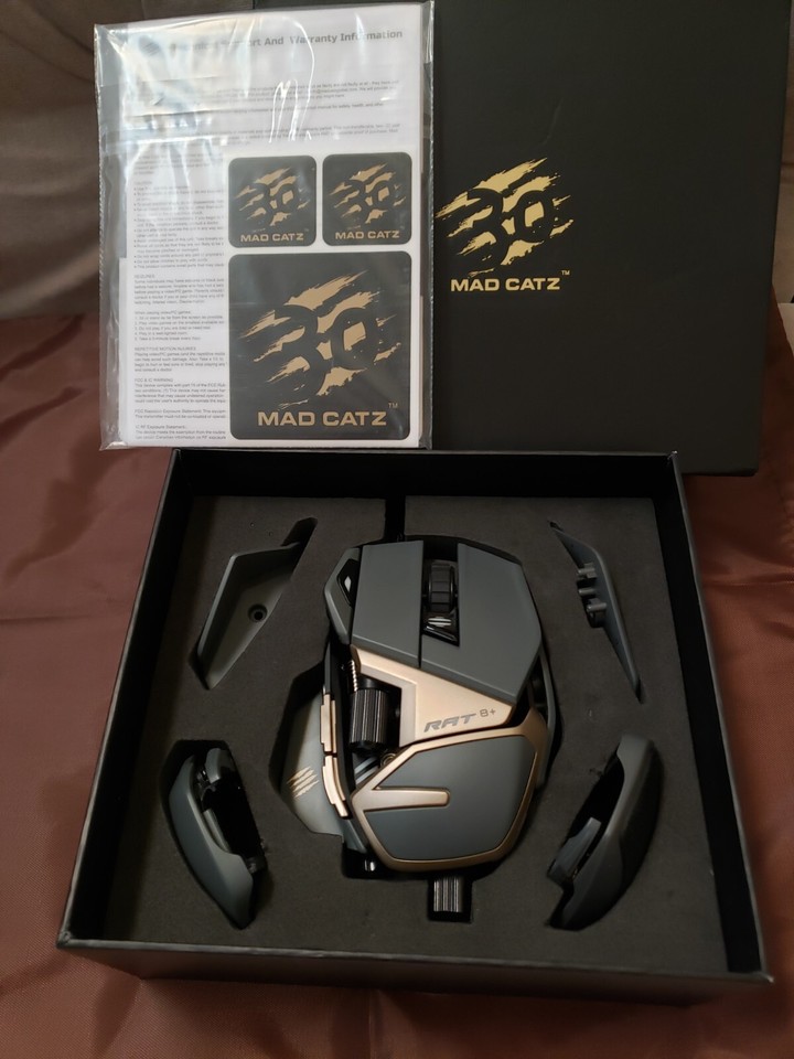 Mad Catz R.A.T. Rat 8+ 1000 30th Anniversary Gaming Mouse***Extremely ...