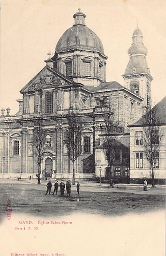 België - GENT (O. Vl.) Eglise Saint-Pierre - Uitg. Albert Sugg Série 1 ...