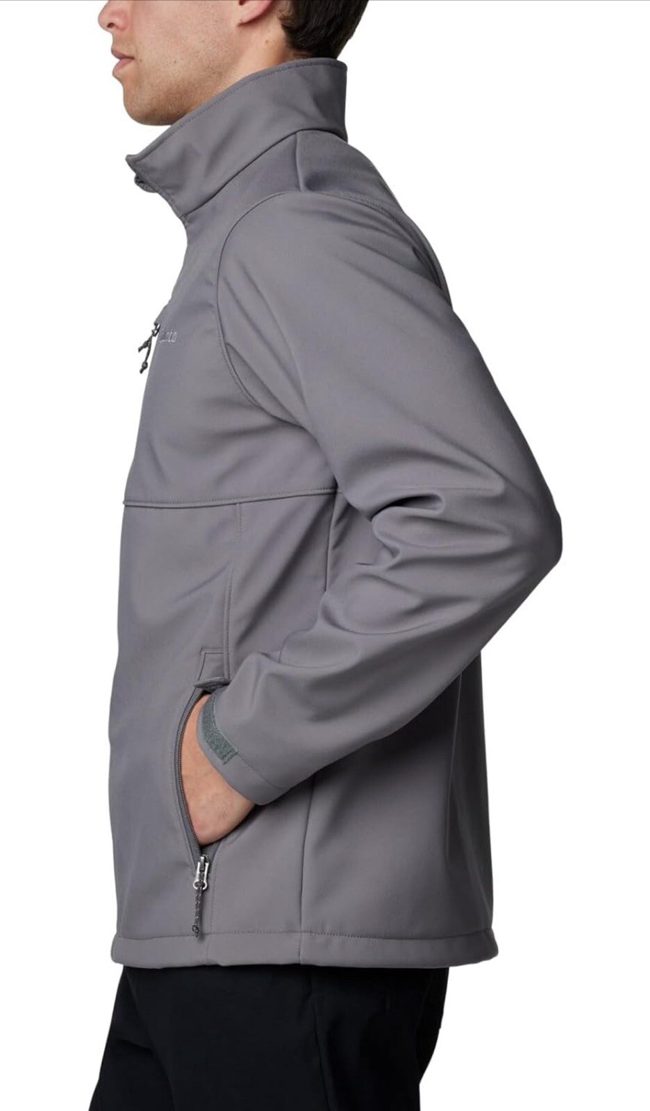 Columbia Bowen Lake Softshell Fleece Lined Jacket Gray XM1244-028 Men’s ...