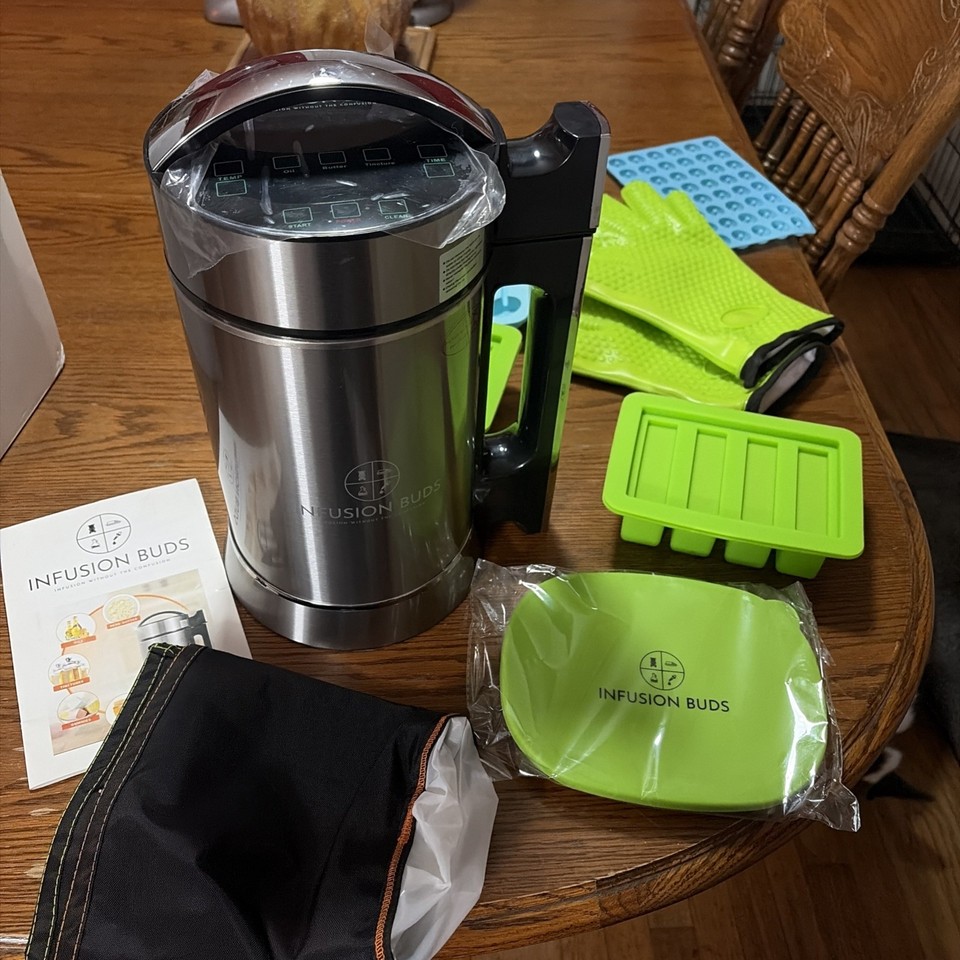Infusion buds Herbal Butter and Oil Infuser Machine with accessories ...