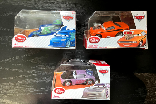 Disney Store Cars - BOOST + DJ + SNOT ROD- Die Cast Vehicles! NEW! | eBay