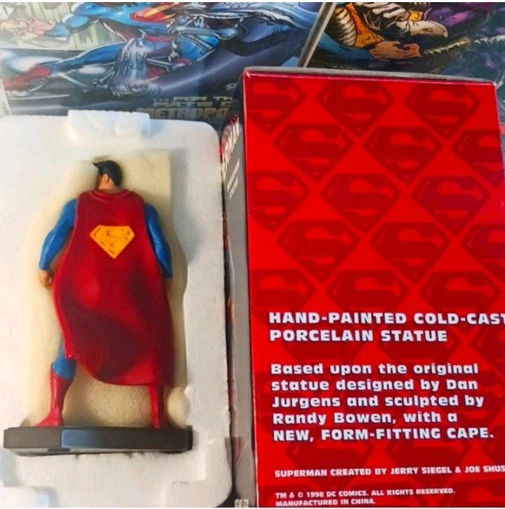 Vintage 1998 Bowen Superman Miniature Statue.Limited1830/Seinfeld Show ...