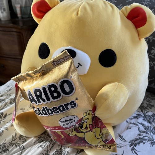 Zuru Gummy Bear Nancy 14” JUMBO Plush Snackles Haribo Goldbears Squishy ...