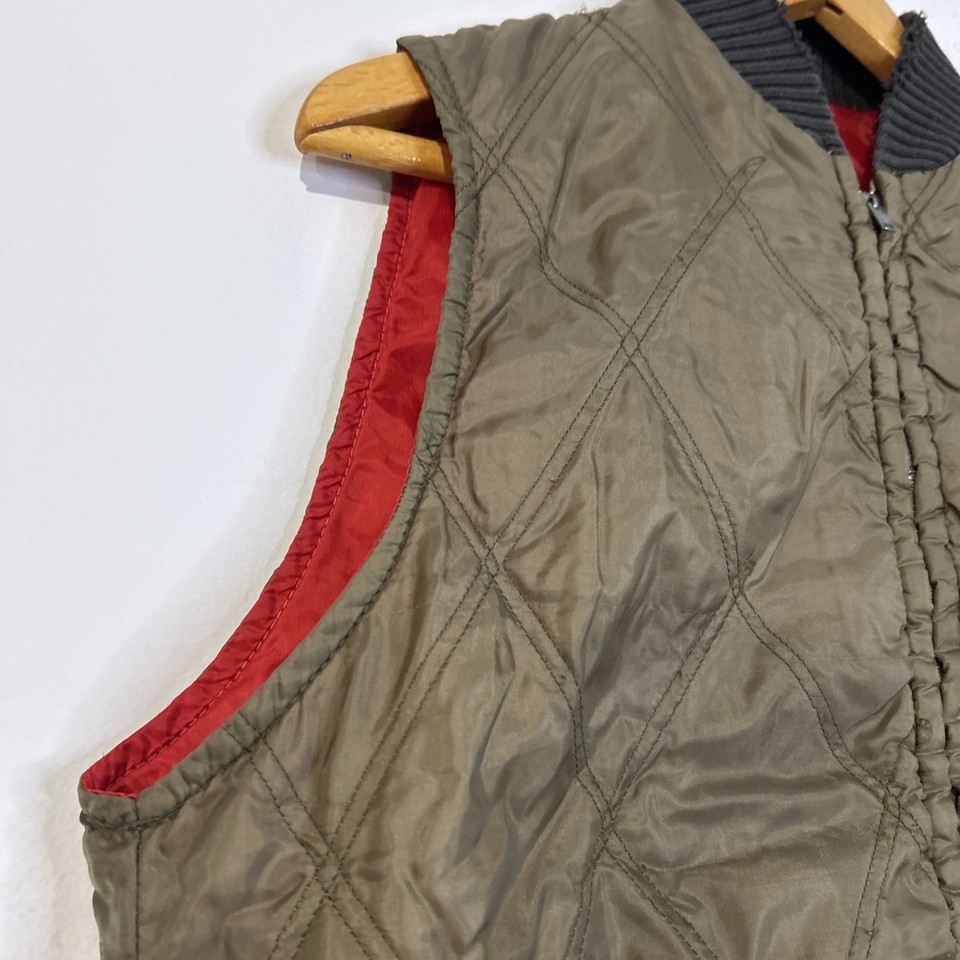 Vintage 70s Duxbak Aircel Reversible Hunting Vest Red And Olive Green ...