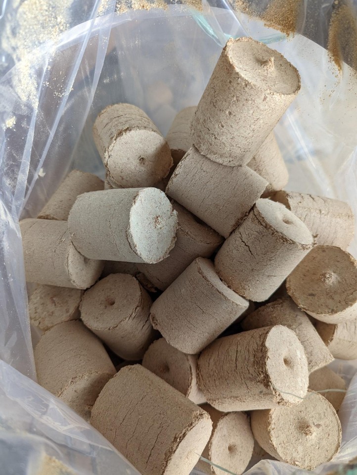 500Kgs - WOOD BRIQUETTES, FIRE WOOD BURNERS, LOG FUEL | eBay UK