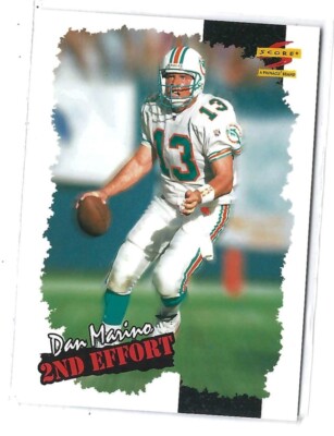 1996 Score 2nd Effort Dan Marino - Miami Dolphins | eBay