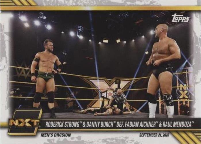 2021 Topps WWE NXT - Roderick Strong & Danny Burch def. Fabian Aichner ...