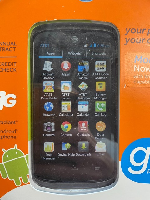 AT&T Radiant Core Prepaid 4g Phone U304AA Gray for sale online | eBay