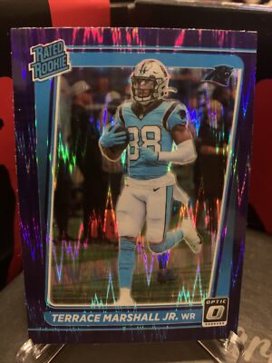 2021 Donruss Optic Terrance Marshall Rated Rookie Purple Shock #218 ...