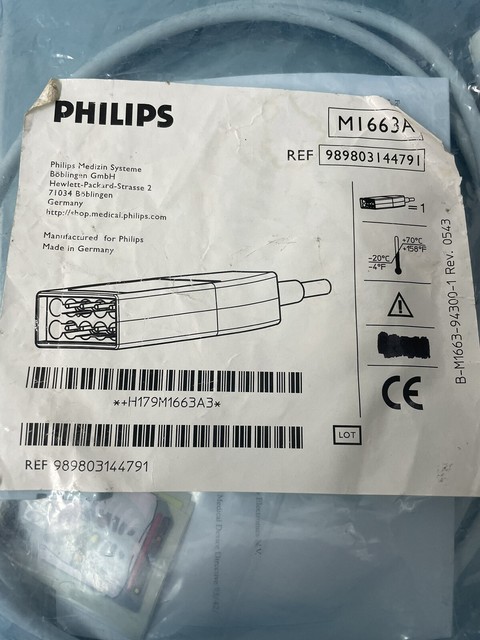 Philips M1663A 989803144791 ECG Trunk Cable 10 Lead for sale online | eBay