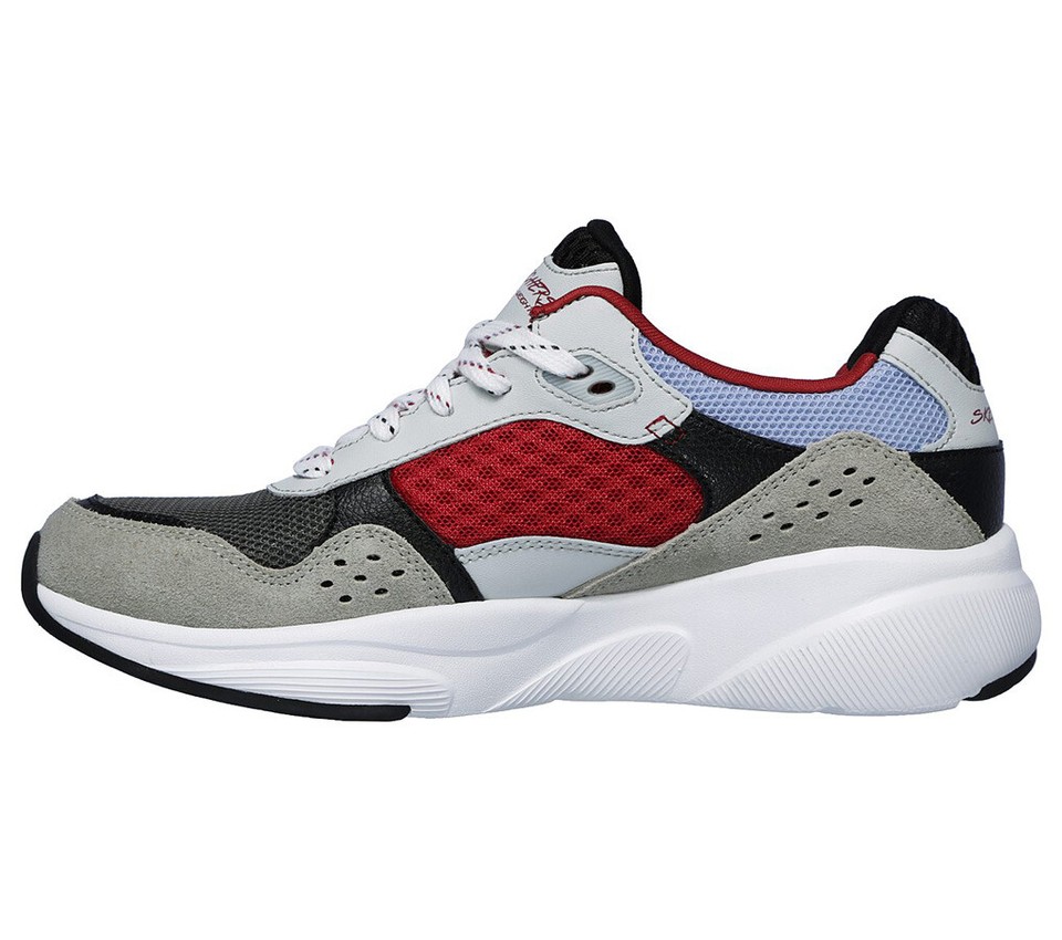 Skechers Women's Meridian-Charted Colorblocked Sneakers Gray Red size 6 ...