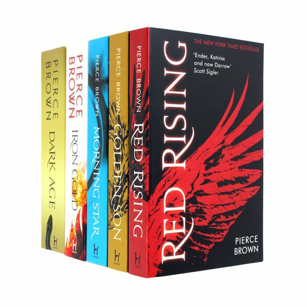 Red Rising by Pierce Brown Series 5 Books Young Adult Collection for ...