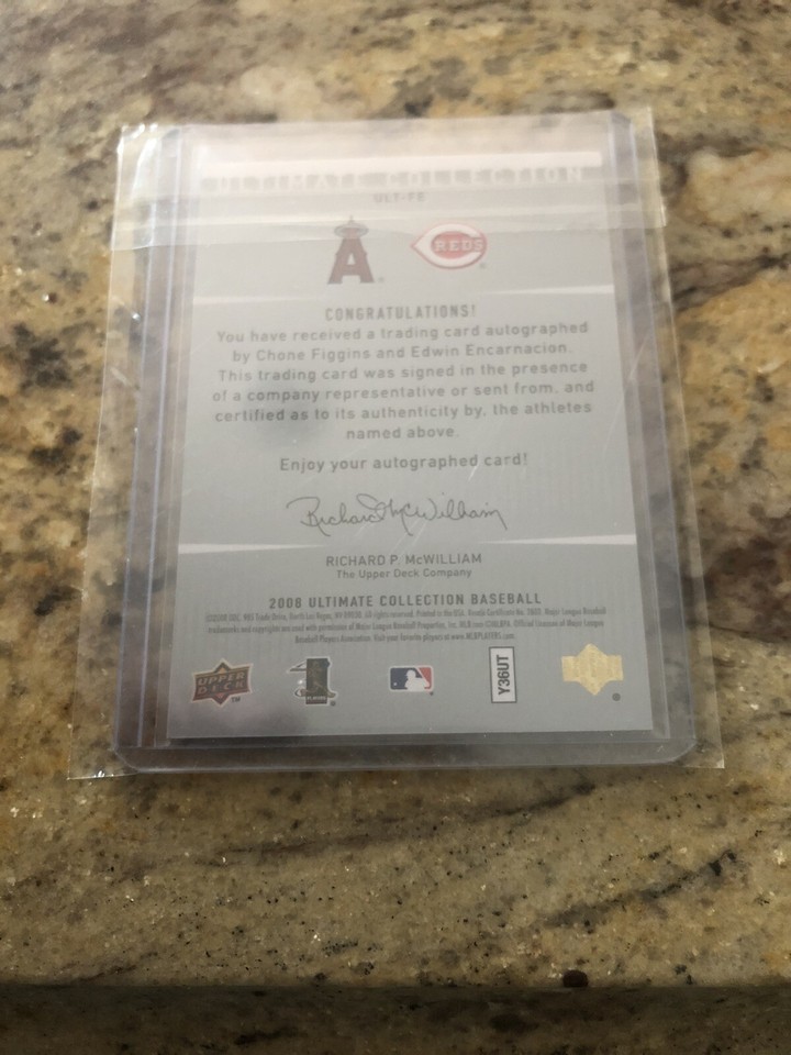 2008 ULTIMATE EDWIN ENCARNACION CHONE FIGGINS AUTO AUTOGRAPH 17/50 | eBay