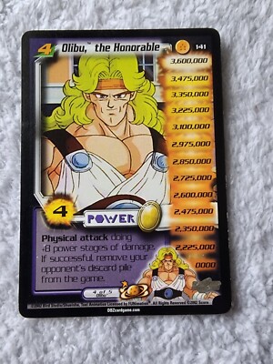 DBZ Dragon Ball Z Olibu, the Honorable 141 CCG Unlimited World Games ...