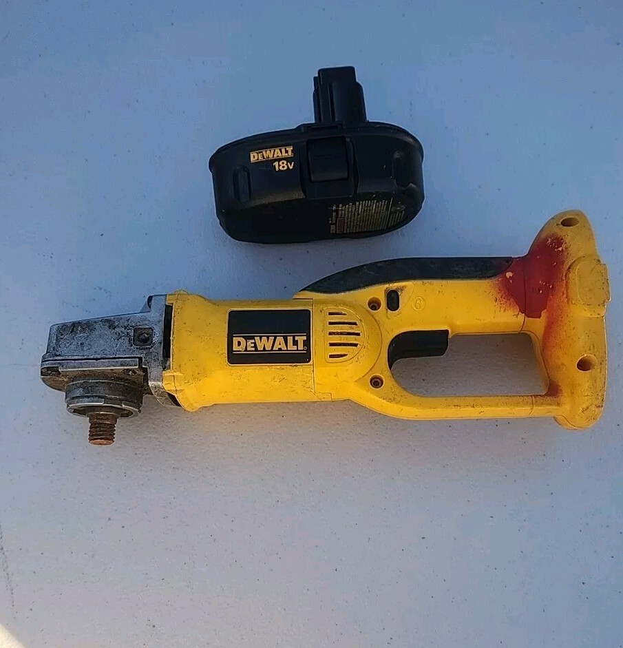 18V DEWALT DC410 Cut-Off Tool / Angle Grinder 4-1/2" Tool Only, no ...
