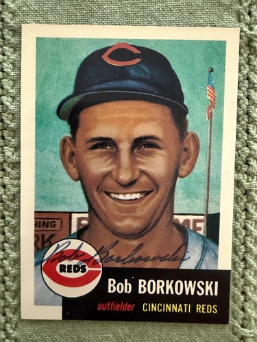1953 1991 Topps archives Bob Borkowski #7 autograph auto signed | eBay