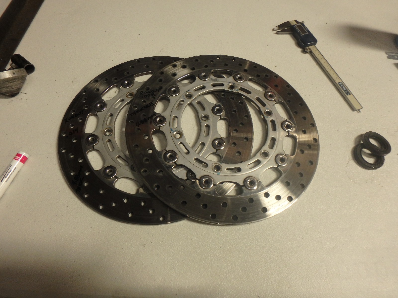 YAMAHA R1 / R6 OEM FRONT ROTORS, POLISHED, MEASURED FOR STRAIGHTNESS | eBay