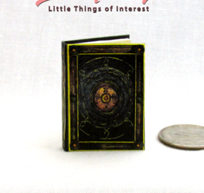 BOOK OF CAGLIOSTRO 1:12 Scale Miniature Readable Illustrated Book ...