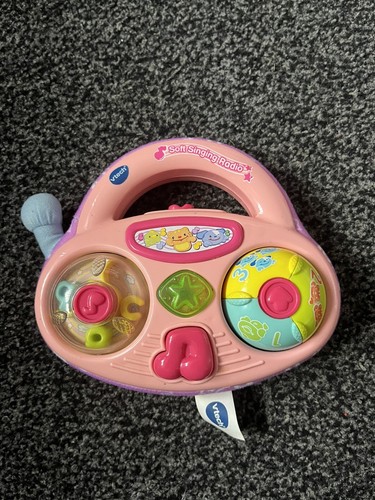 Vtech Pink Soft Singing Radio Musical And Lights Interactive Toy | eBay