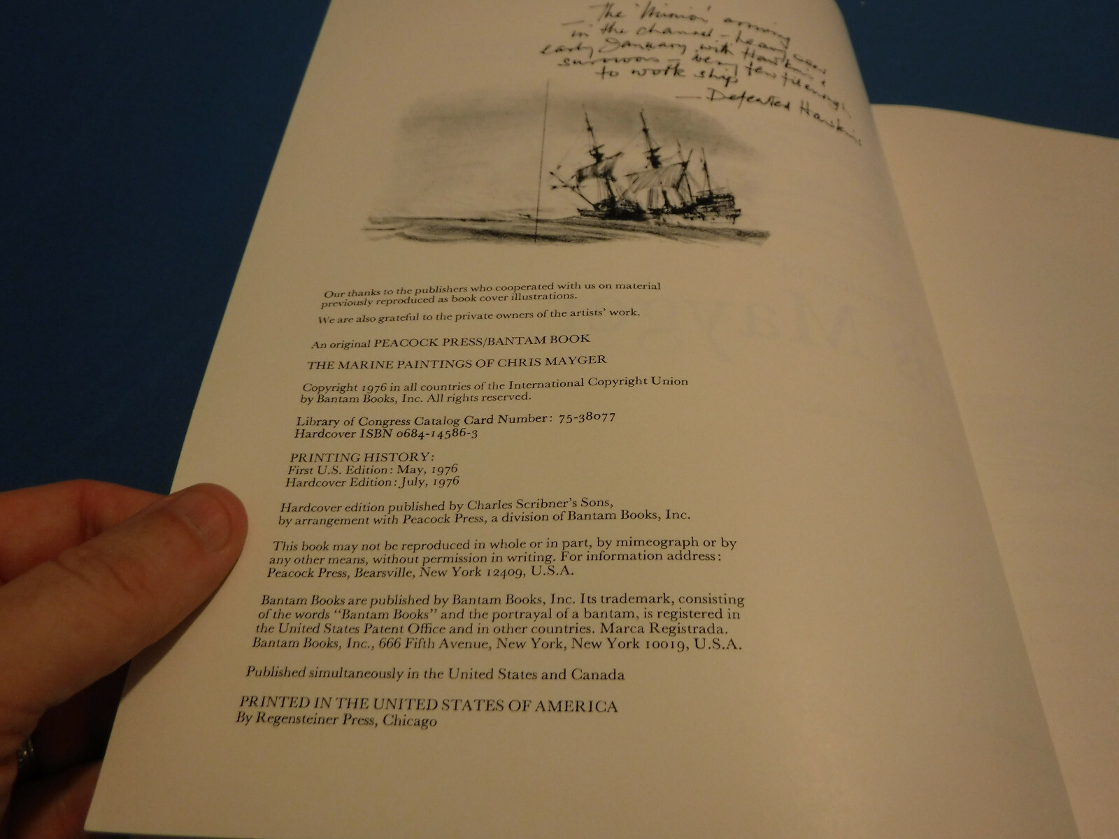 The Marine Paintings of Chris Mayger- Introduced by David Larkin, 1976 ...