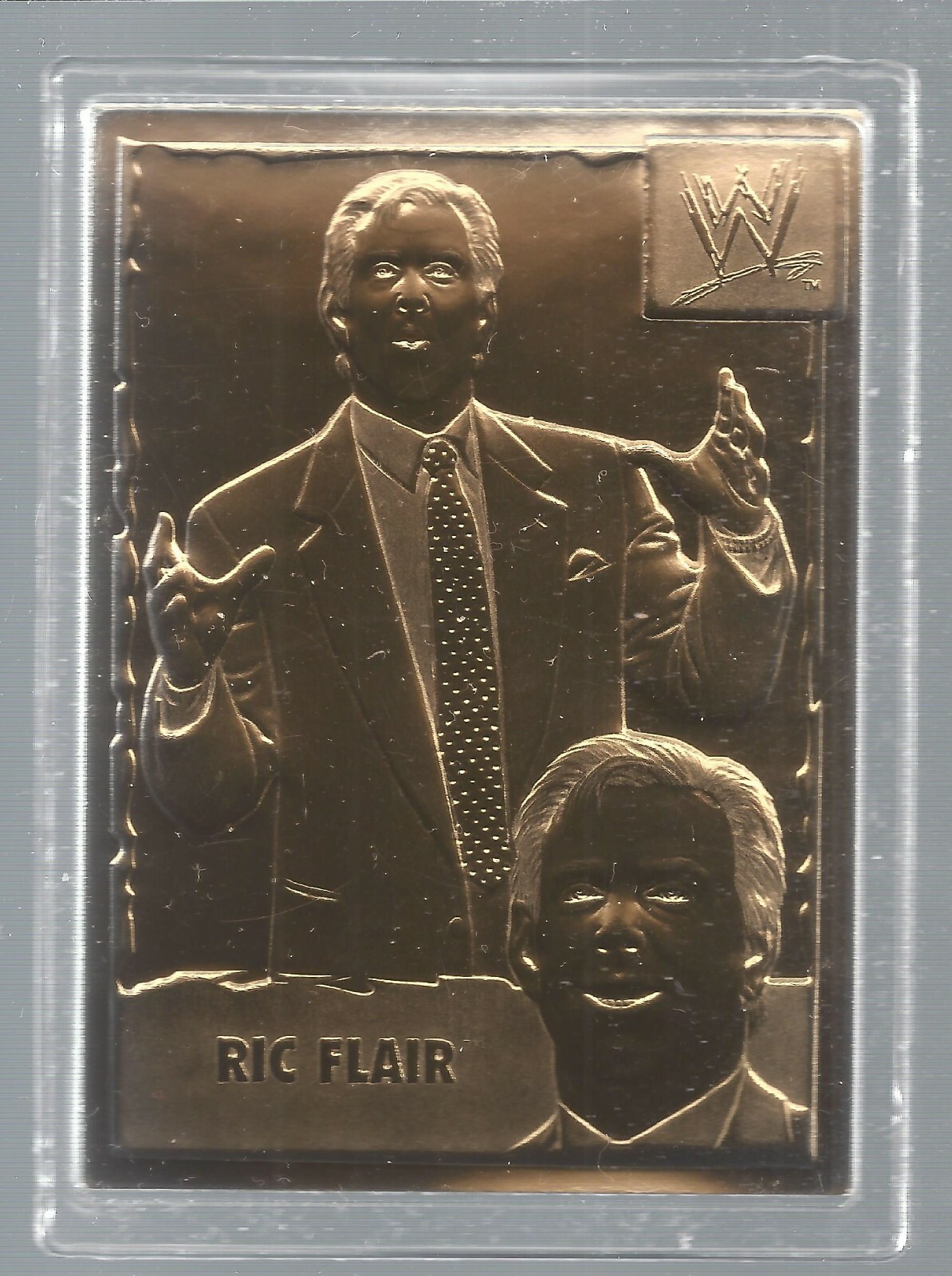 Ric Flair 2002 Danbury Mint WWE Wrestling 22Kt Gold Card # 52 | eBay