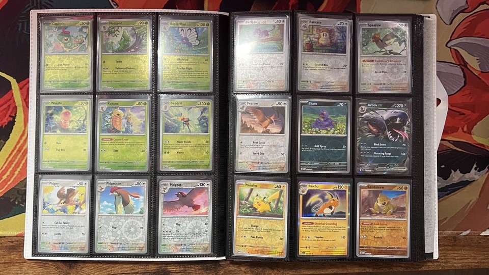 Pokemon 151 Complete Base Master Set 177 of 165 in 151 Binder w/ Promos ...