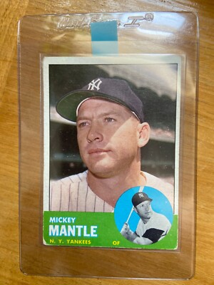 1963 Mickey Mantle #200 Topps Baseball Card NY Yankees Ungraded | eBay