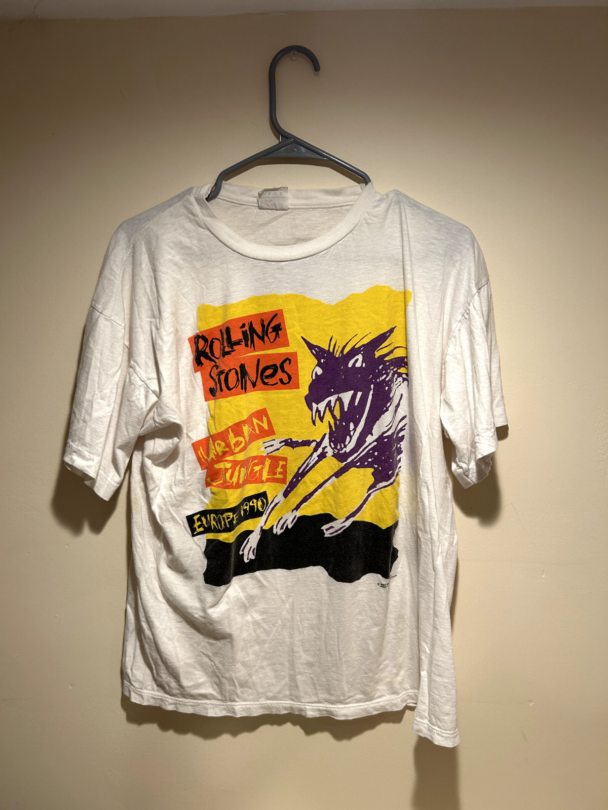 RARE Vintage EURO TAG 1990 Rolling Stones Tour T-Shir… - Gem
