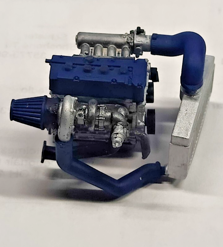 Honda K-Series K20 RWD Single Turbo 1/24 Scale Resin Engine | eBay