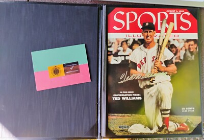 Ted Williams Signed 1955 Sports Illustrated with COA - Upper Deck ...