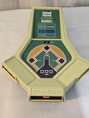 VINTAGE COLECO TABLETOP HEAD TO HEAD BASKETBALL ELECTRONIC GAME WORKING ...