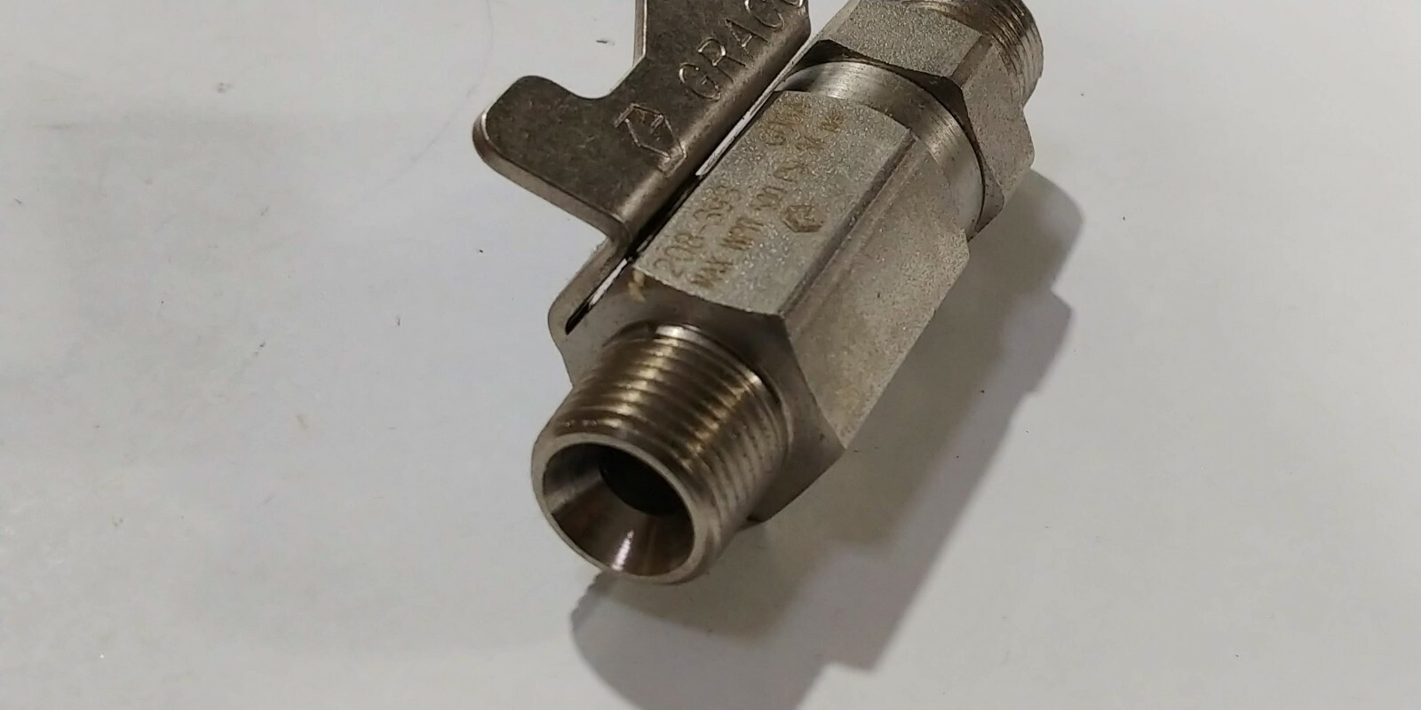 NEW Graco Ball Valve 3/8” in NPT 208393 500 PSI G06A Stainless Steel ...