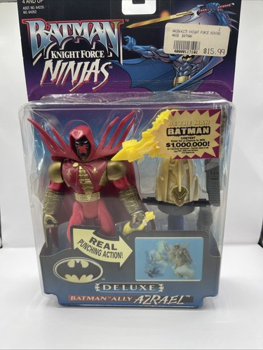 1998 Batman Ally AZRAEL Deluxe Knight Force Ninjas with Punching Action ...